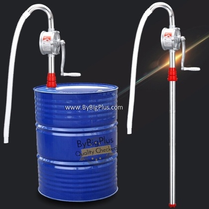 Oil Pump 44 Gallon Aluminium Diesel Manual Hand Pump Rotary Drum ...