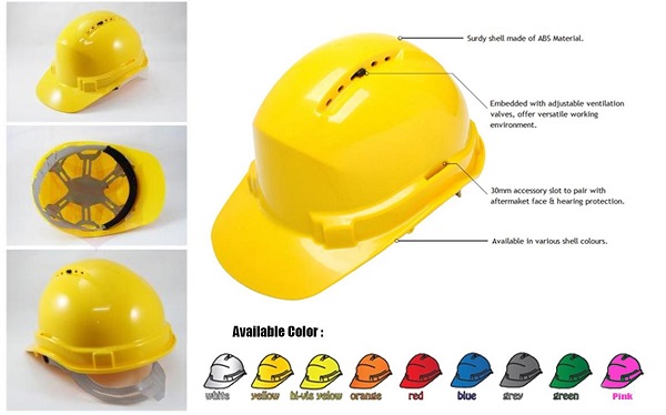 construction helmet dimensions
